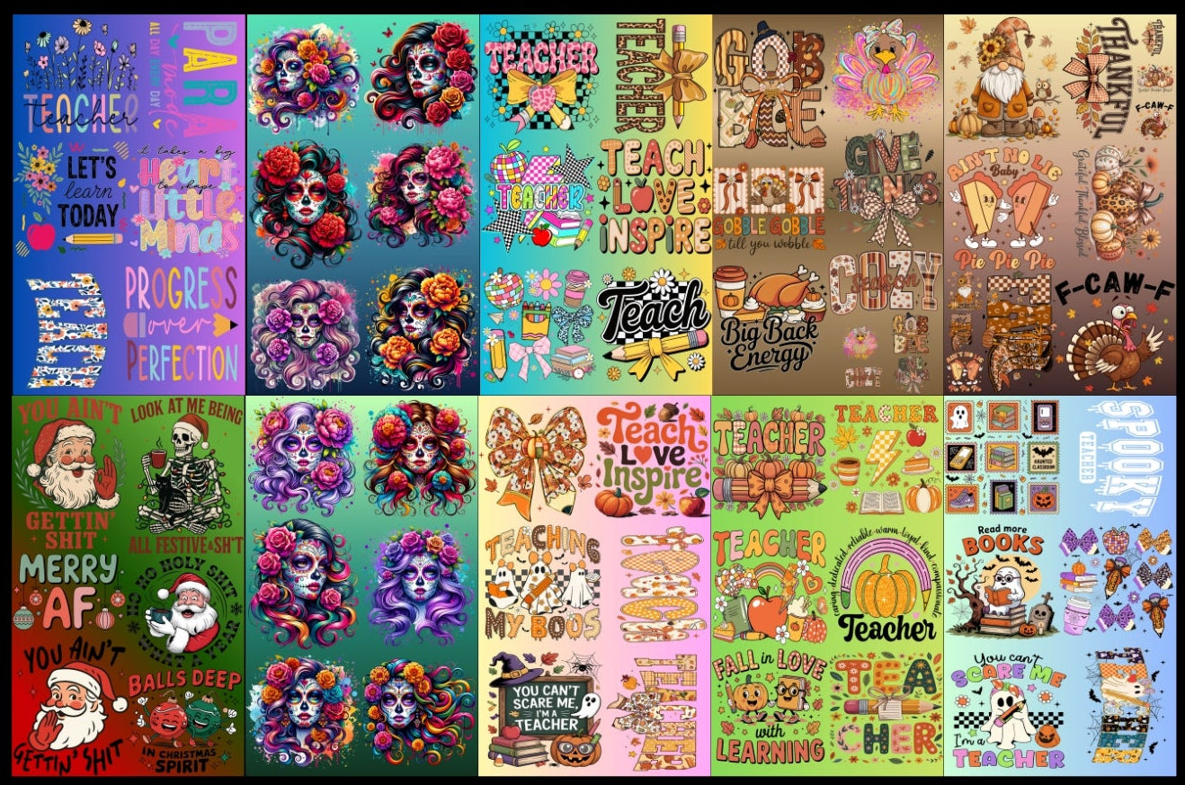 Same Day Custom DTF Transfers, UV DTF Stickers – Chitown Trendz